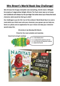 Mrs Breen’s World Book Day Challenge! – Newport CE Junior School