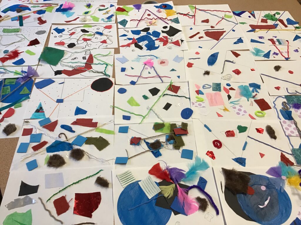 5PJ Kandinsky inspired abstract art. – Newport CE Junior School