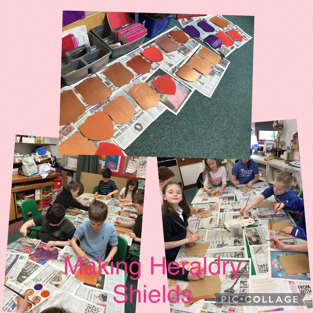 Year 4 Heraldry Shields – Newport CE Junior School