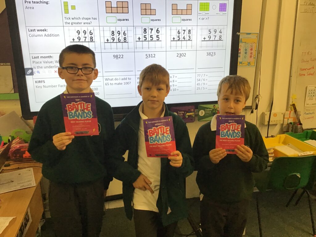 4OP Most Valuable Players TTRS – Newport CE Junior School