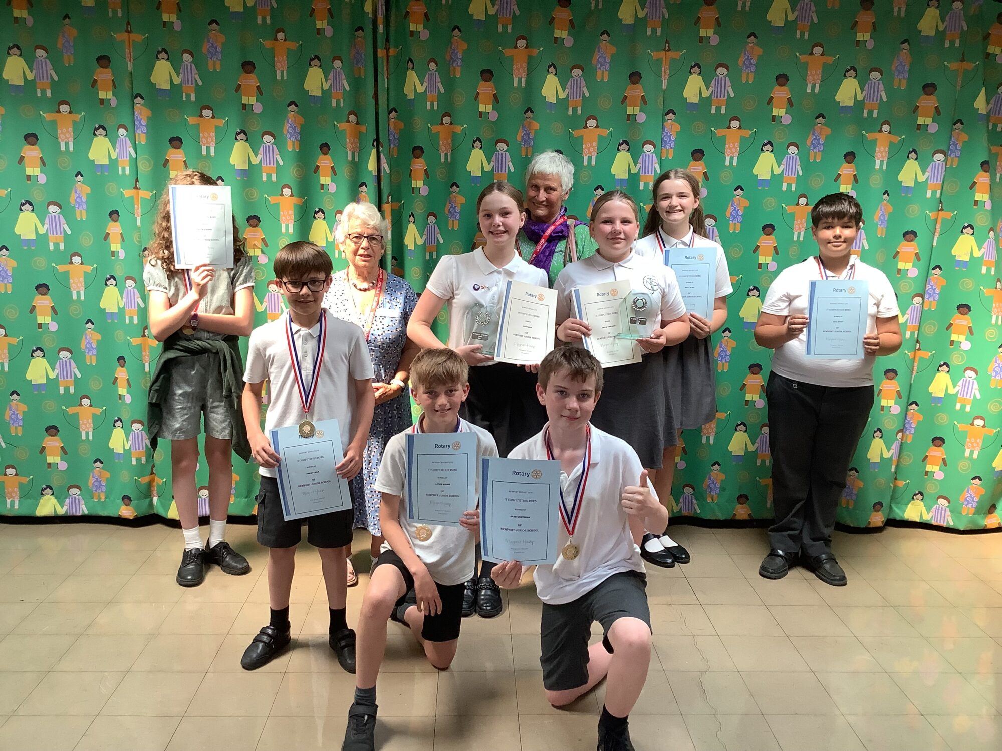 Year 6 Rotary Competition Winners – Newport CE Junior School
