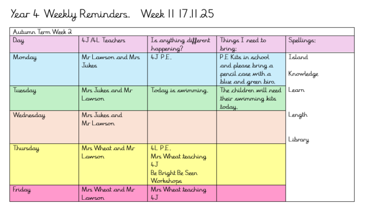 November 2025 – Newport CE Junior School